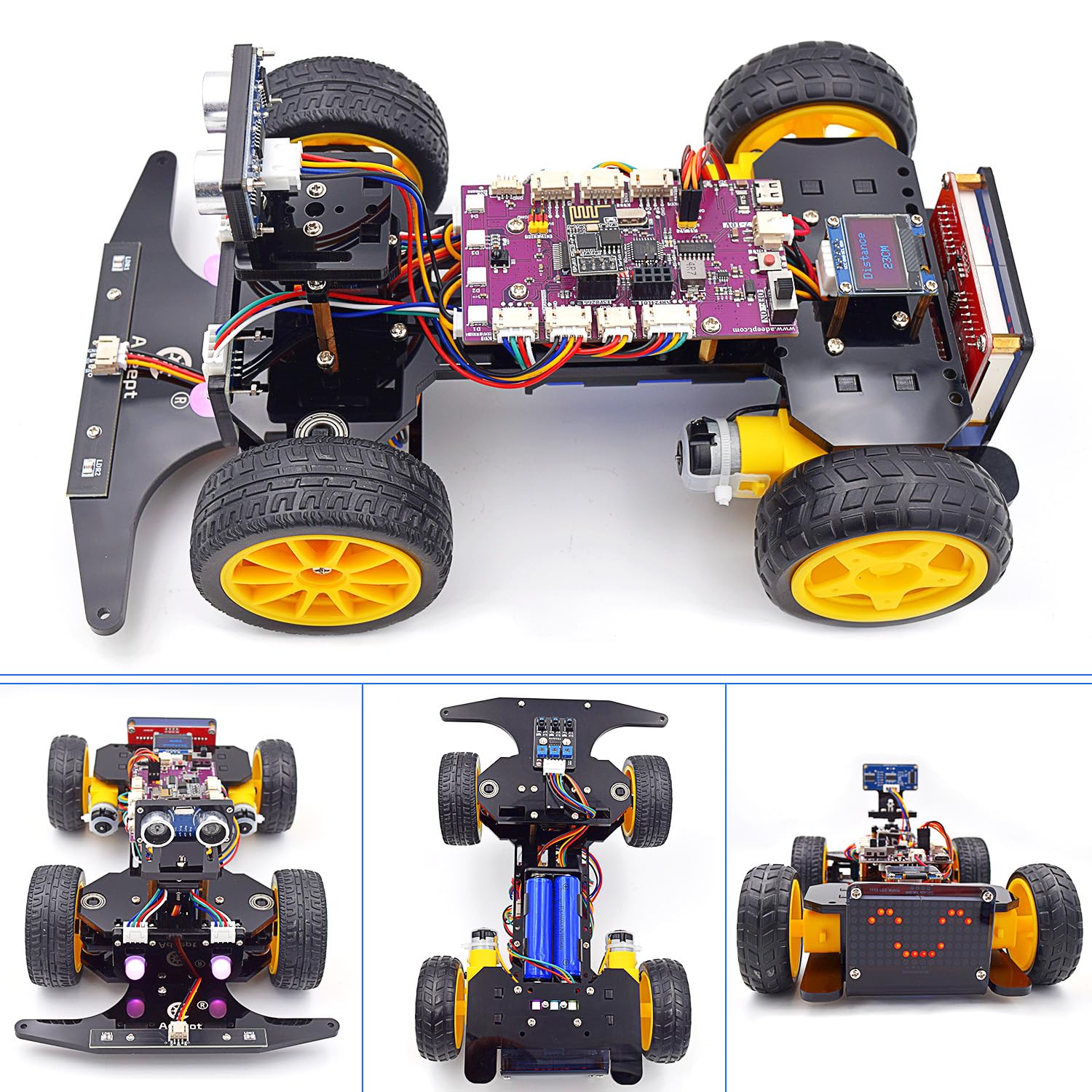 Mua Adeept Smart Car Kit(Compatible with Arduino IDE), Line Tracking ...