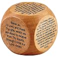 Amazon.com: Christian Brands Growing in Faith Small Wooden Prayer Cube ...