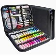 Amazon.com: JUNING Sewing Kit with Black Case Portable Sewing Supplies ...
