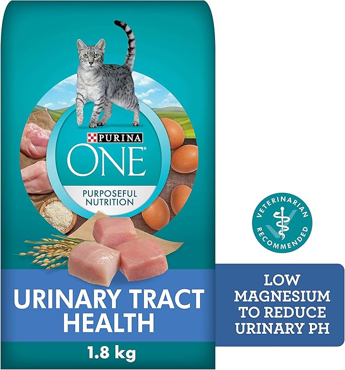 Purina ONE Natural Dry Cat Food, Urinary Tract Health 1.8 kg Bag ...