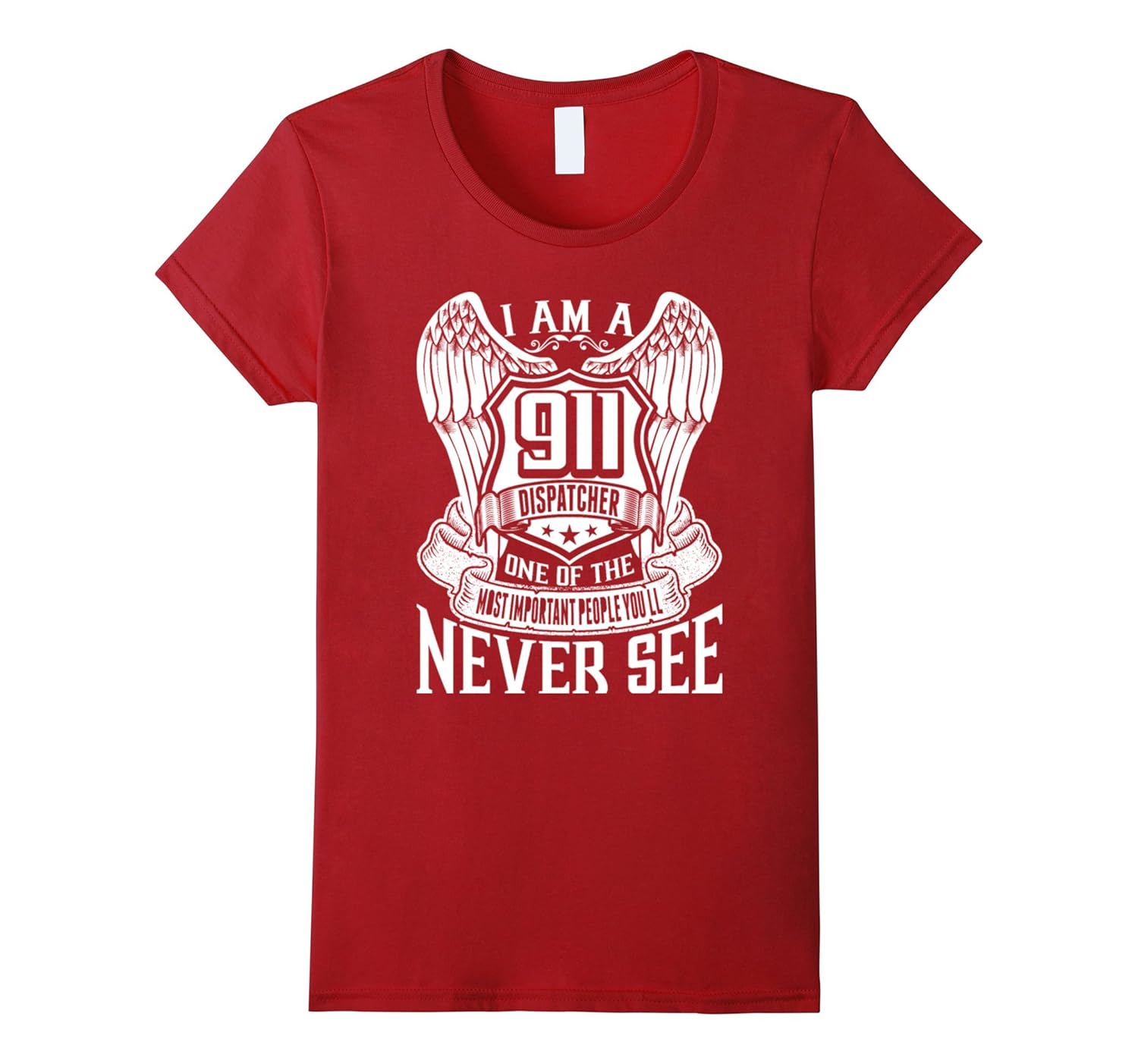 I Am A 911 Dispatcher Important People Never See T-Shirt-4LVS – 4loveshirt