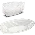 Amazon.com | MT Products 8 oz. Clear Plastic Disposable Banana Split ...