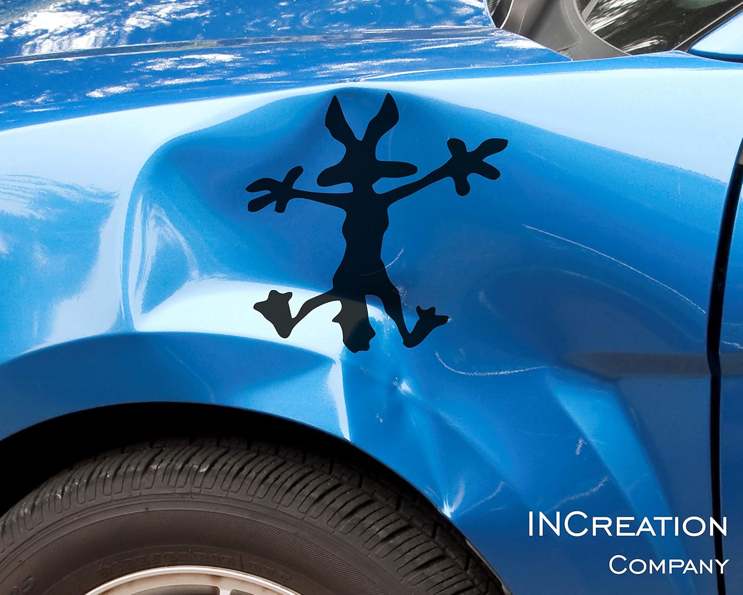 Racing-NASCAR ROAD RUNNER VINYL DECAL STICKER 6" X 6" RED OR BLUE YOU ...