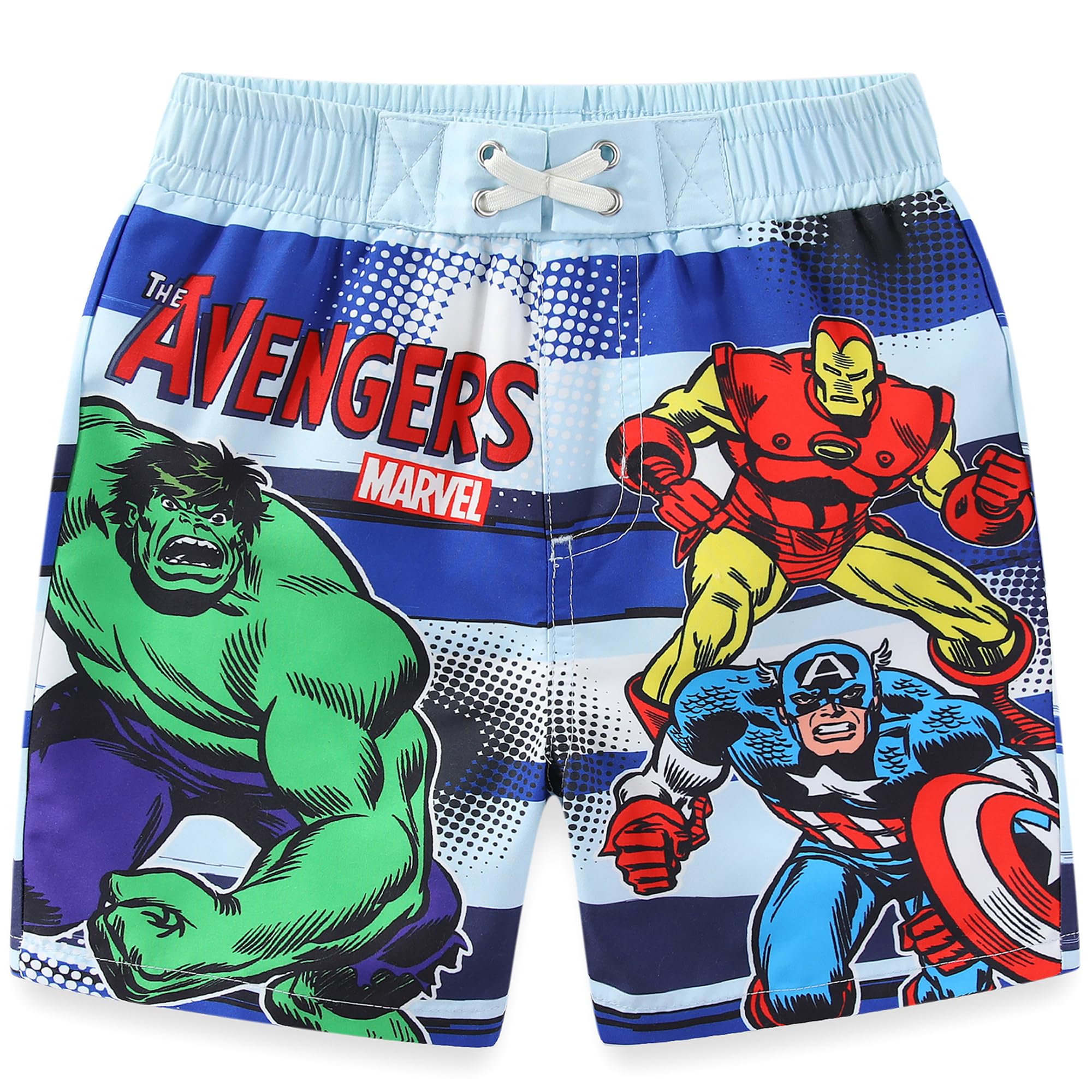 Marvel Avengers Boys UPF 50+ Swim Trunks Bathing Suit for Toddler and ...