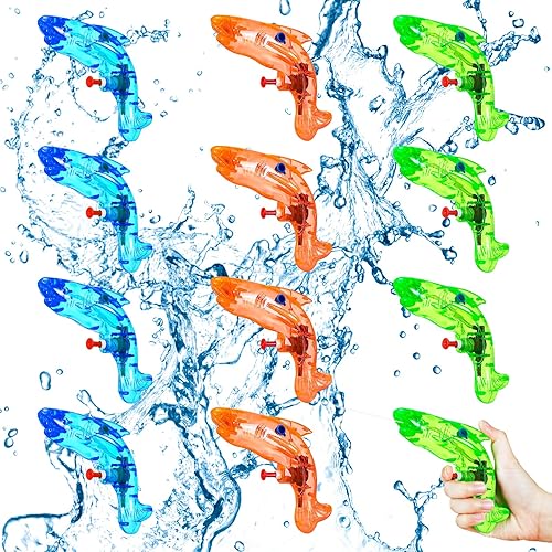 CCINEE 12 Pack Mini Shark Water Guns Squirt Gun Toy, Water Squirter ...