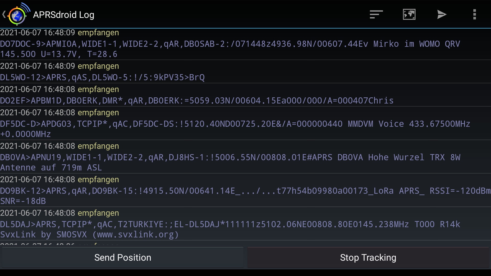 APRSdroid - APRS Client:Amazon.de:Appstore for Android