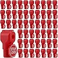Amazon.com: FUNSUEI 150 PCS 6mm Peg Hook Locks, Red Anti Sweep Theft ...