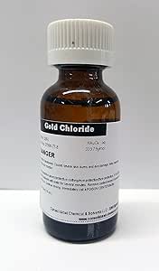 Amazon.com: Gold Chloride 1% Solution 30ml Glass Vial: Everything Else