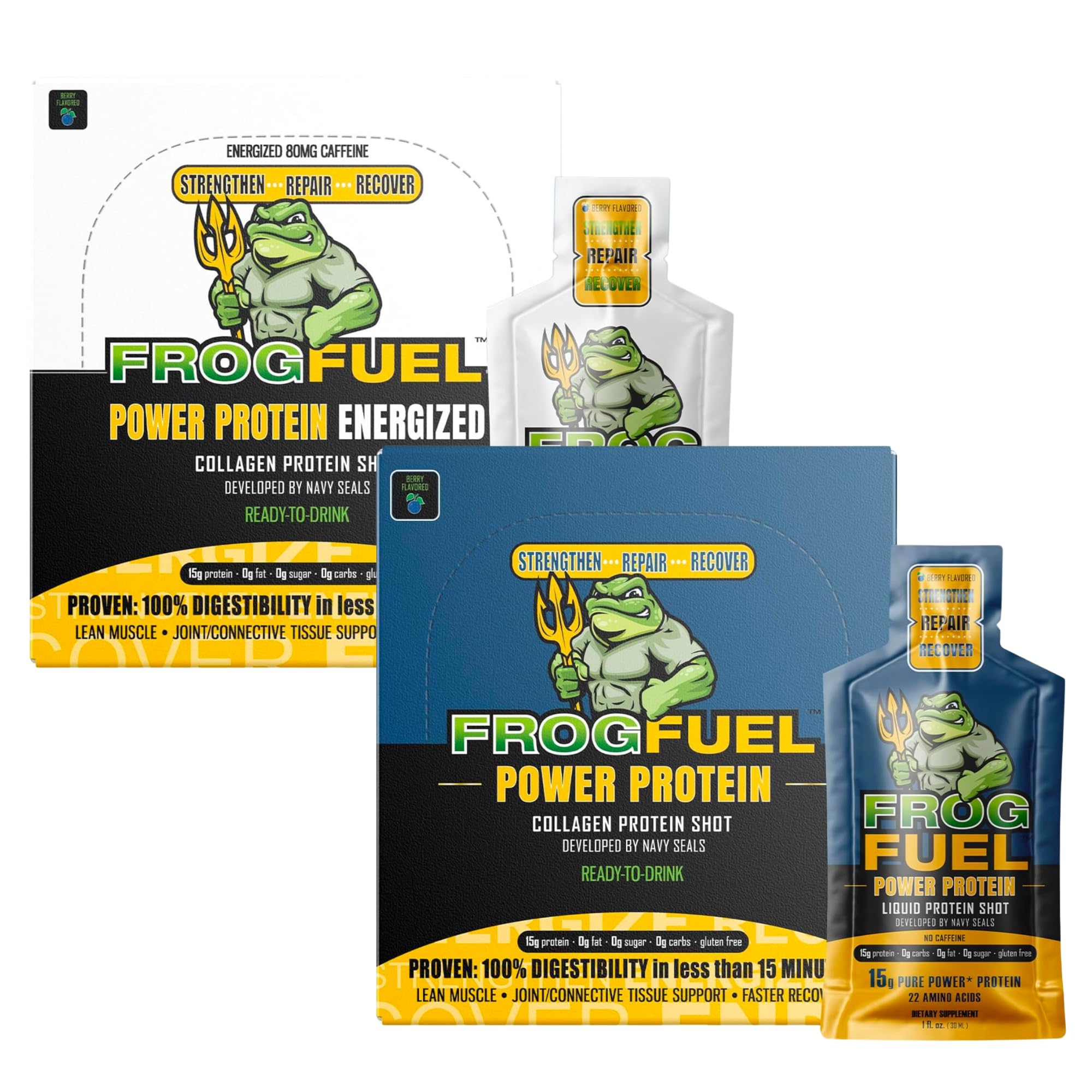 Mua Frog Fuel Power Regular & Power Energized Complete Protein Shot ...