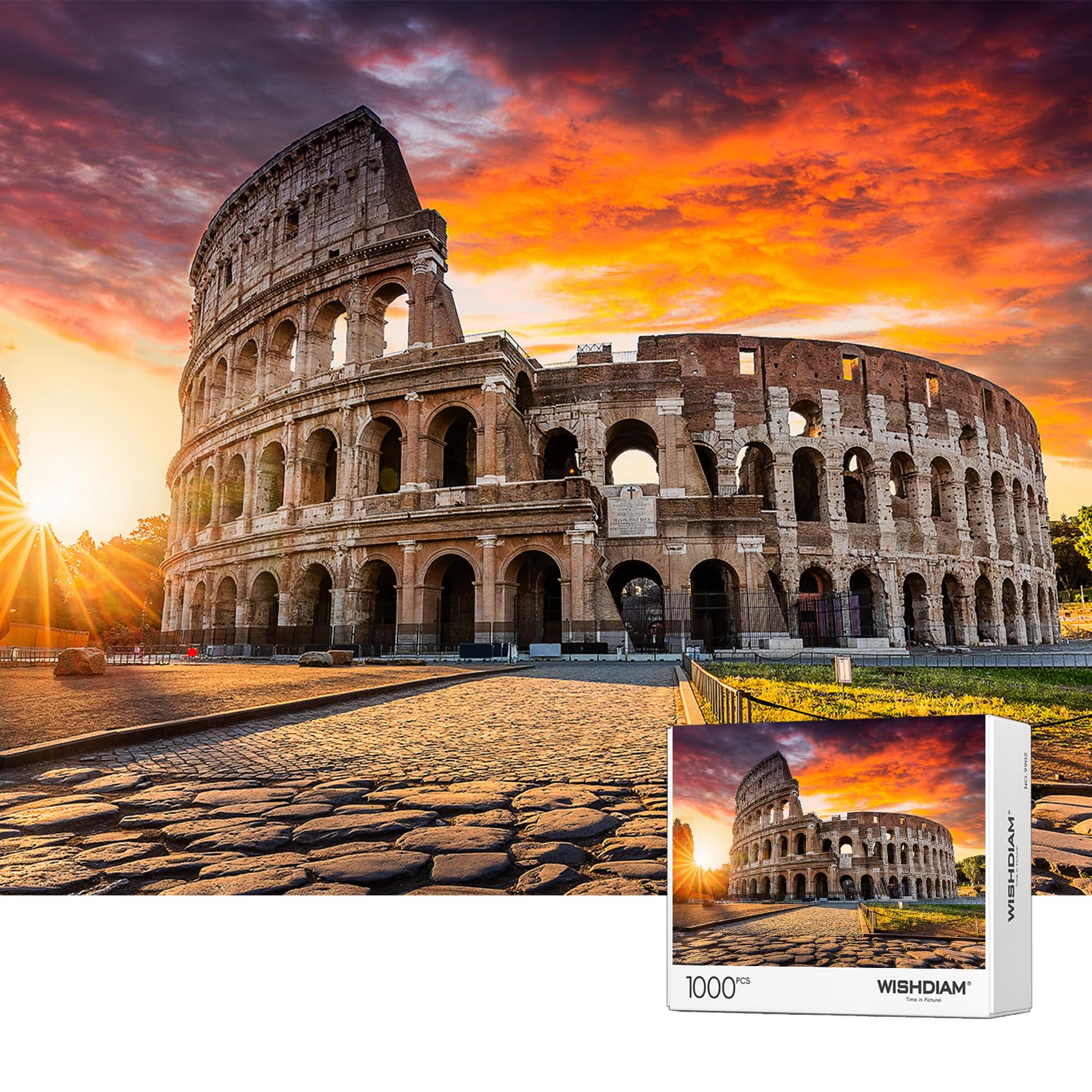 WISHDIAM Jigsaw Puzzles for Adults,Italy Puzzles for Adults 1000 Pieces ...