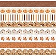 Amazon.com: JarThenaAMCS 101Ft Boho Fall Bulletin Board Borders Retro ...