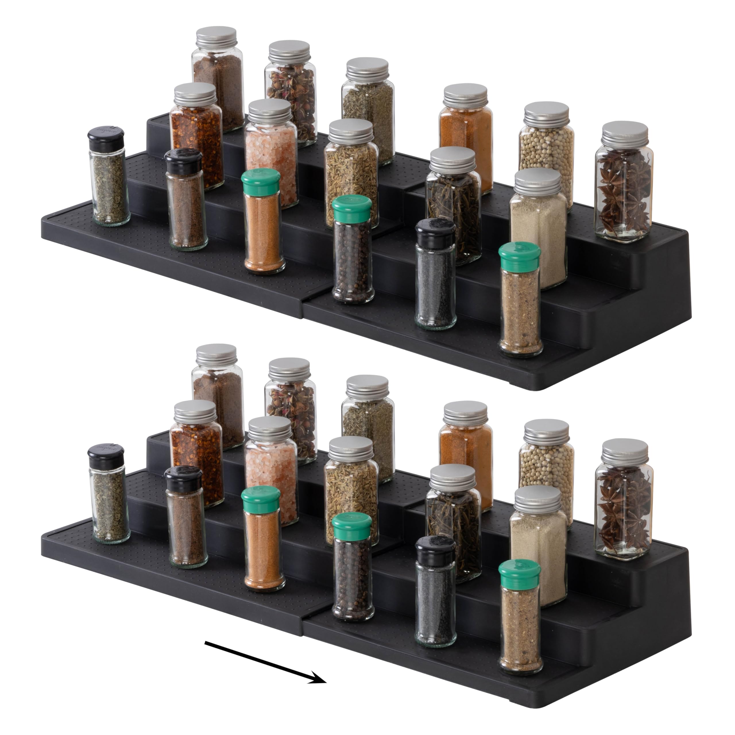 SIMPLEMADE 3-Tier Spice Rack Organizer - Versatile Storage Shelf for ...