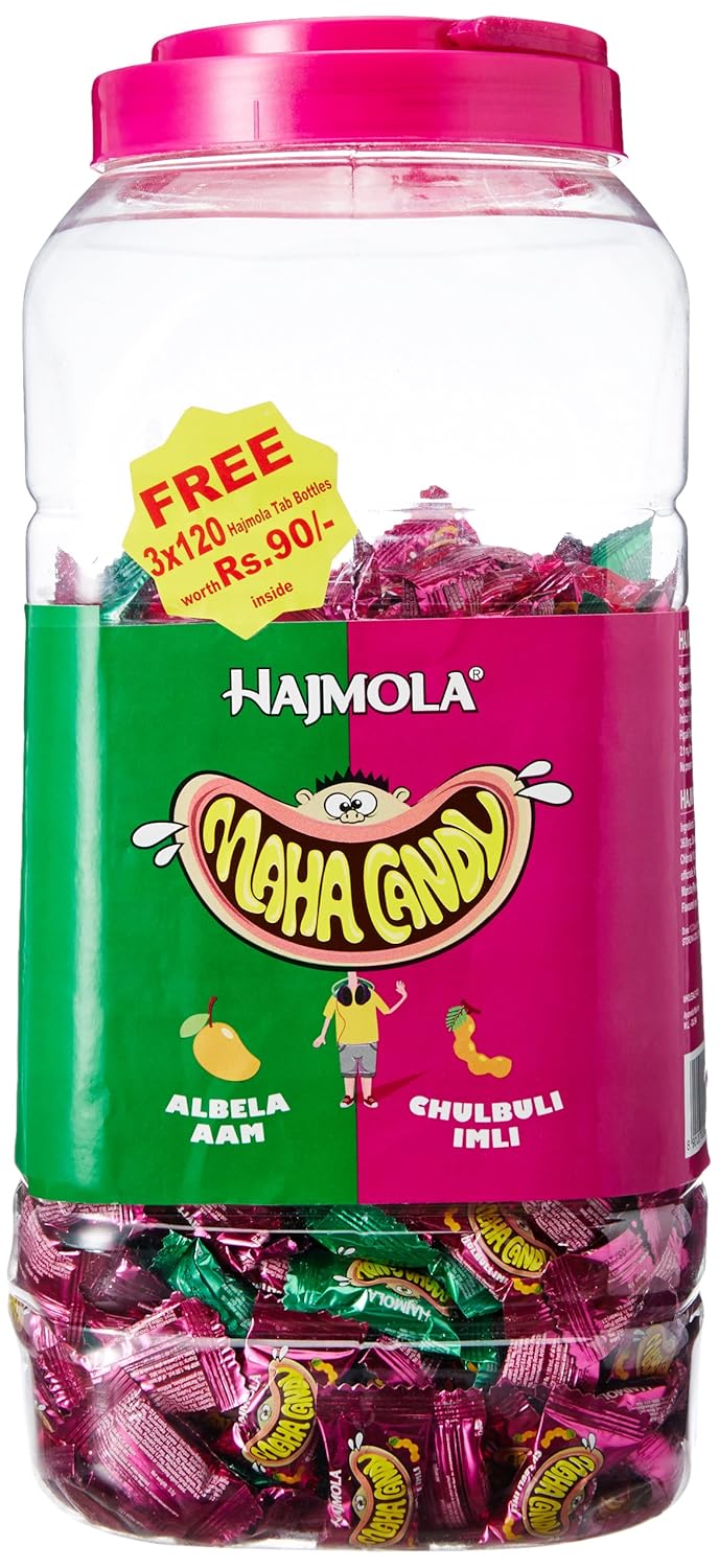 Hajmola Maha Candy, Aam and Imli, 1.75kg (500 Pieces): Amazon.in ...