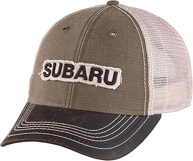 Subaru Ripstop Cap with Mesh Back Genuine Forester Impreza Outback Sti ...