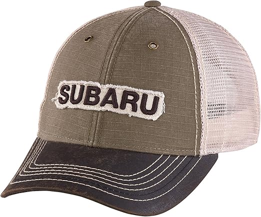 Subaru Ripstop Cap with Mesh Back Genuine Forester Impreza Outback Sti ...