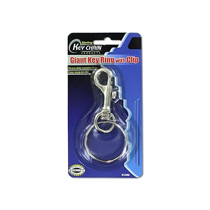 Giant Key Ring with Clip: Amazon.in: Home & Kitchen