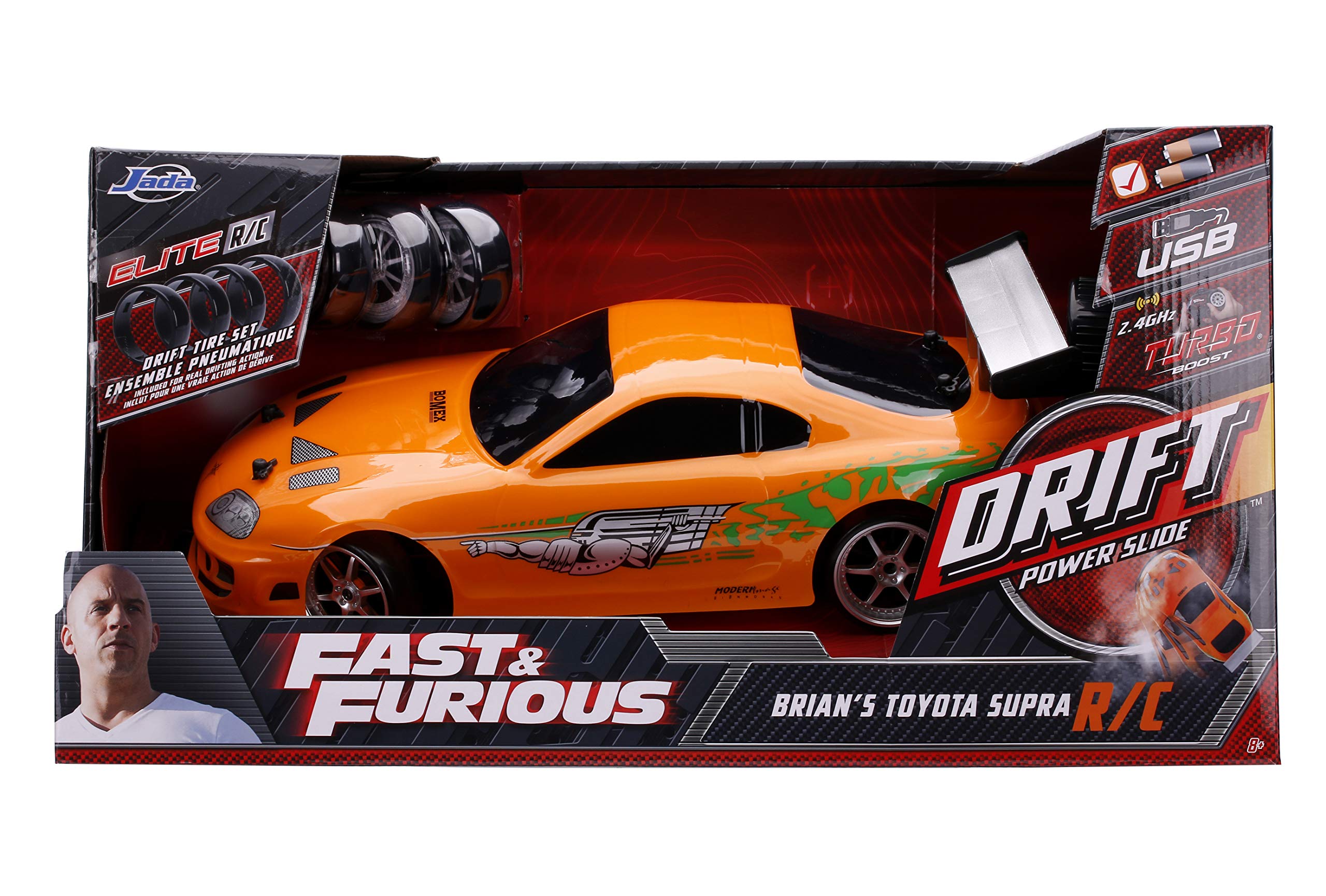 Mua Jada Toys Fast & Furious 1:10 Toyota Supra Remote Control Car Drift ...
