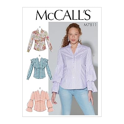 Padrões de costura de blusa feminina McCalls com Angola | Ubuy