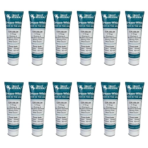 Grease-Whiz Food Grade Silicone Grease for O Rings (4oz, 12 Pack ...