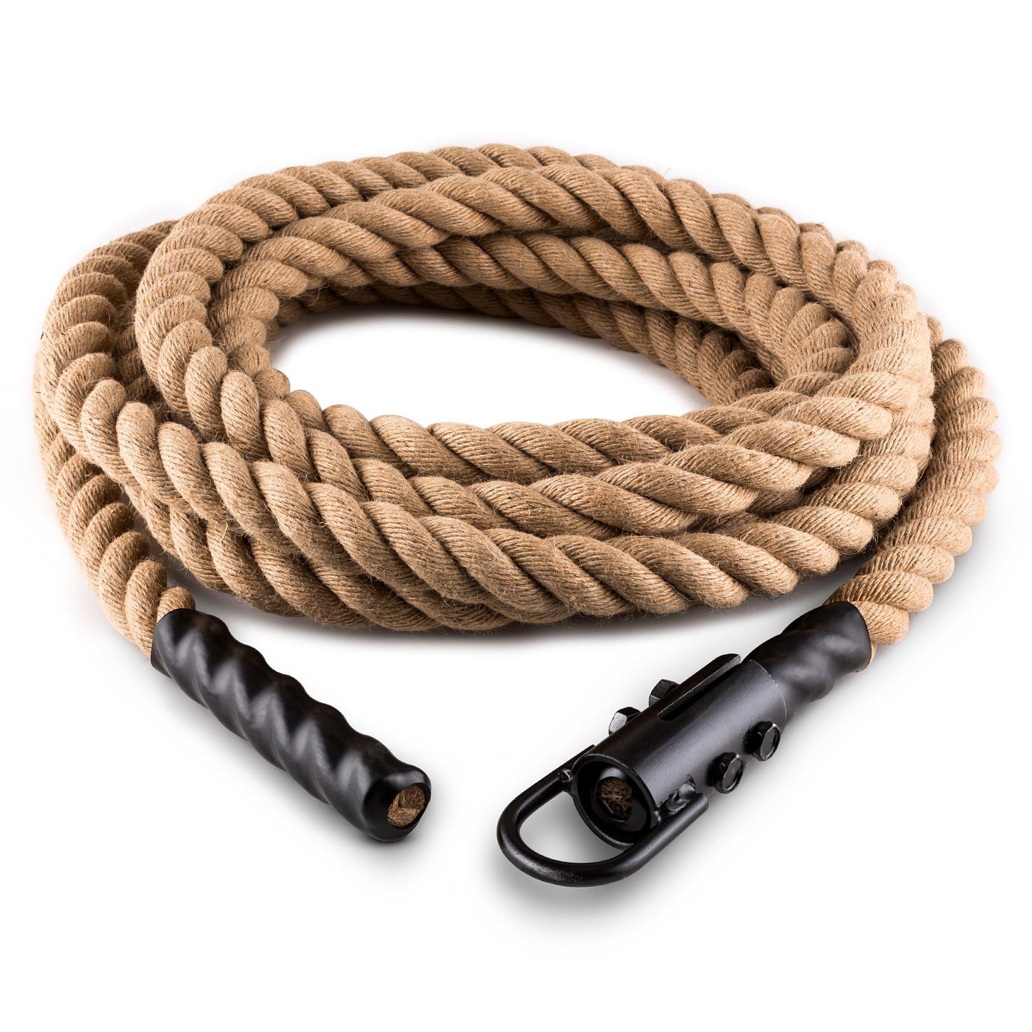 CapitalSports Capital Sports Power Rope H4 Cuerda de Batalla con Gancho ...