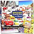 Amazon.com: Disney Cars Stickers and Activity Book Bundle (Over 1000 ...