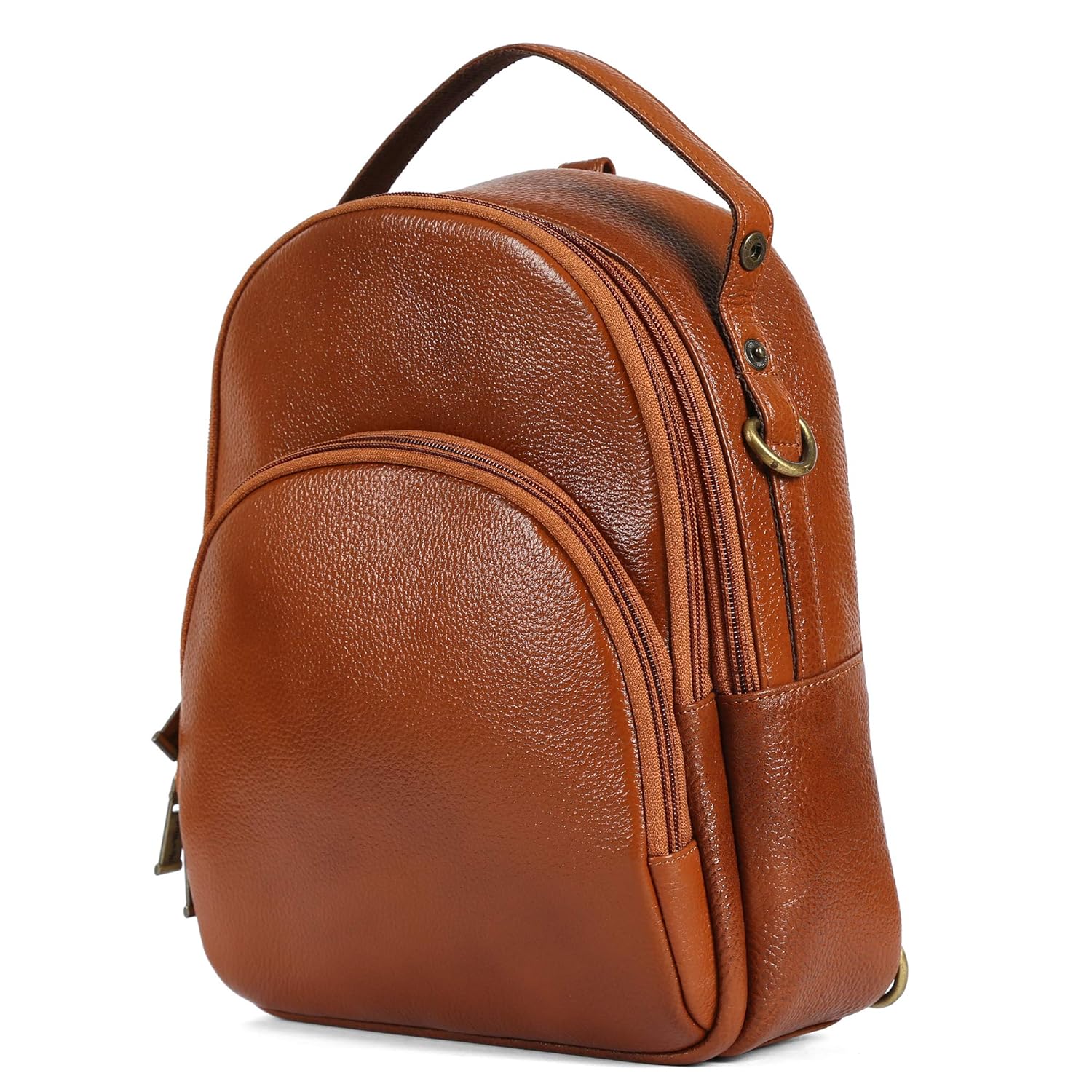 NEW WARRIOR Pure Leather Pithu Backpack Best for Daily use, College and ...