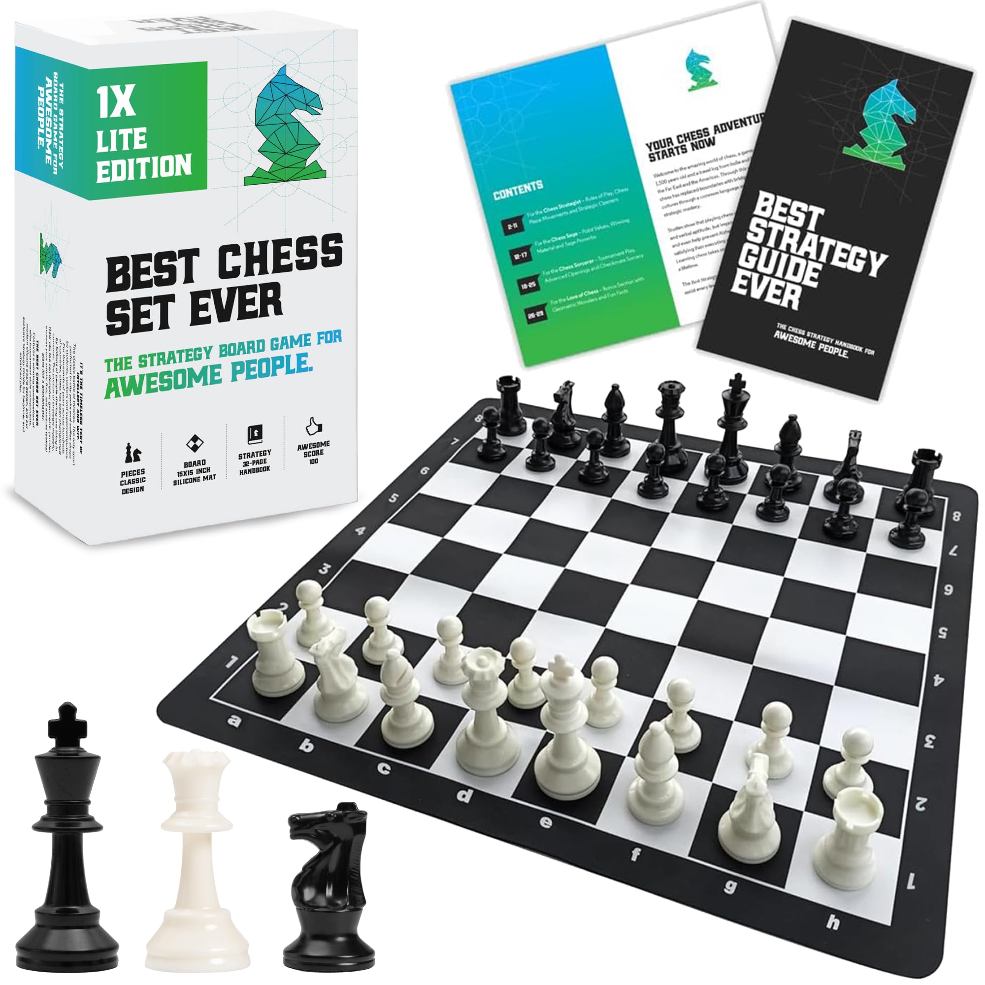 Mua Best Chess Set Ever Portable Chess Set 1X Single Weighted Staunton ...