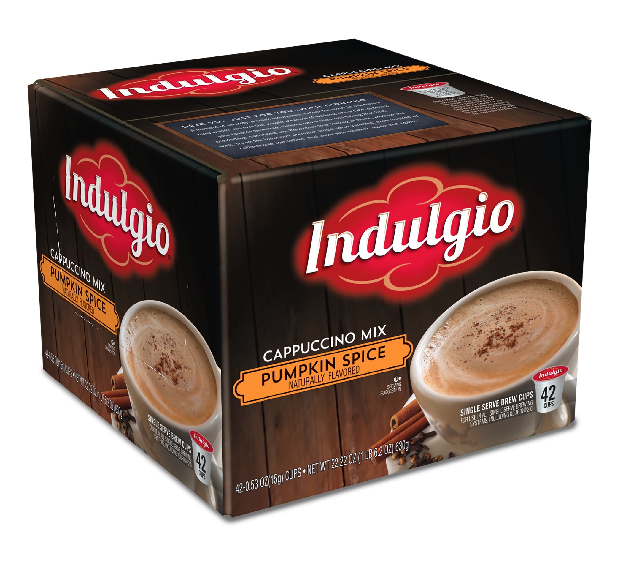 Amazon.com : Indulgio Spiced Apple Cider Single Serve for Keurig K-Cup ...
