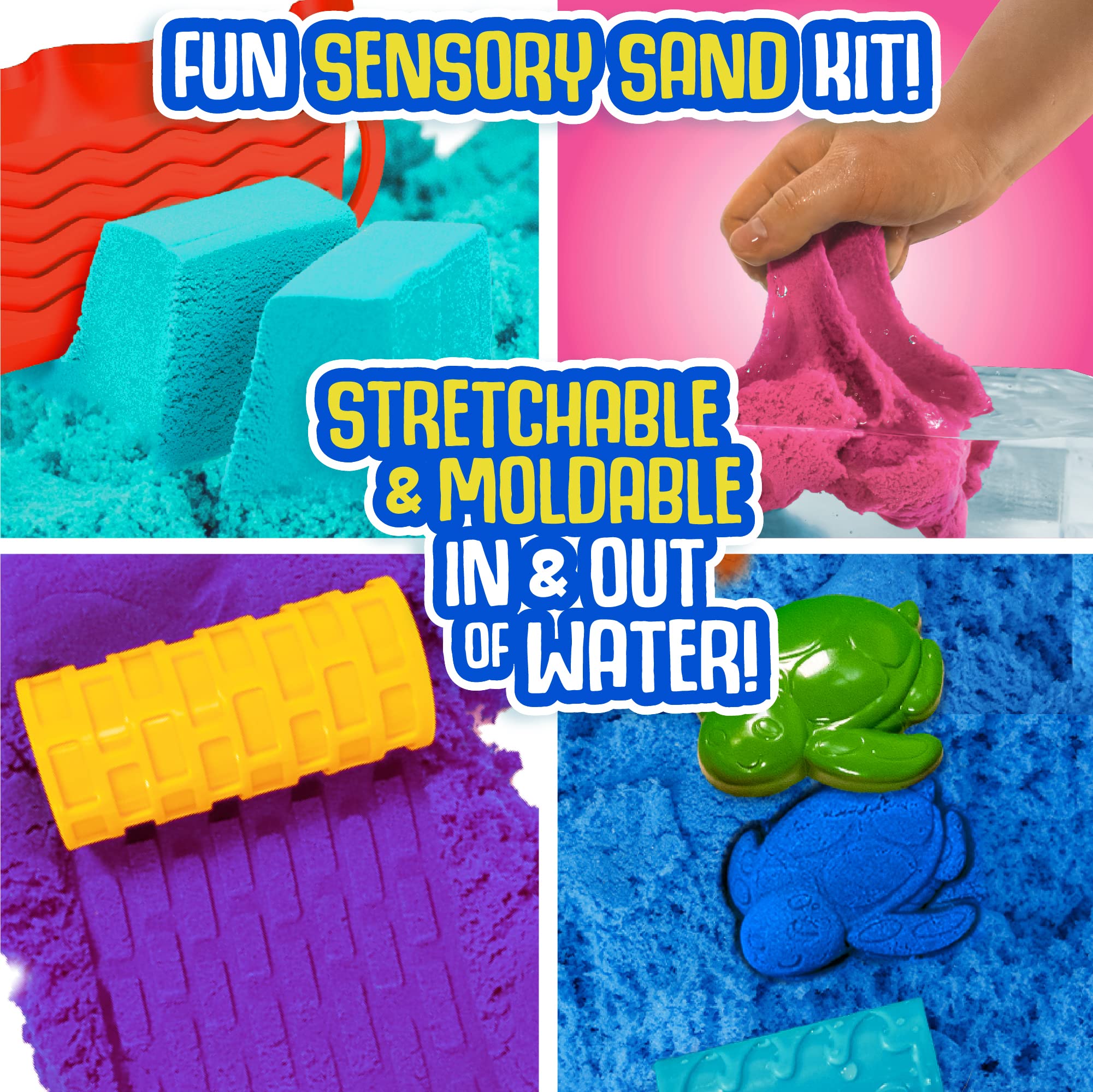 Mua Slimygloop Sand Aqua Splash Castle Playset, 2.5 lbs. Sensory Water ...