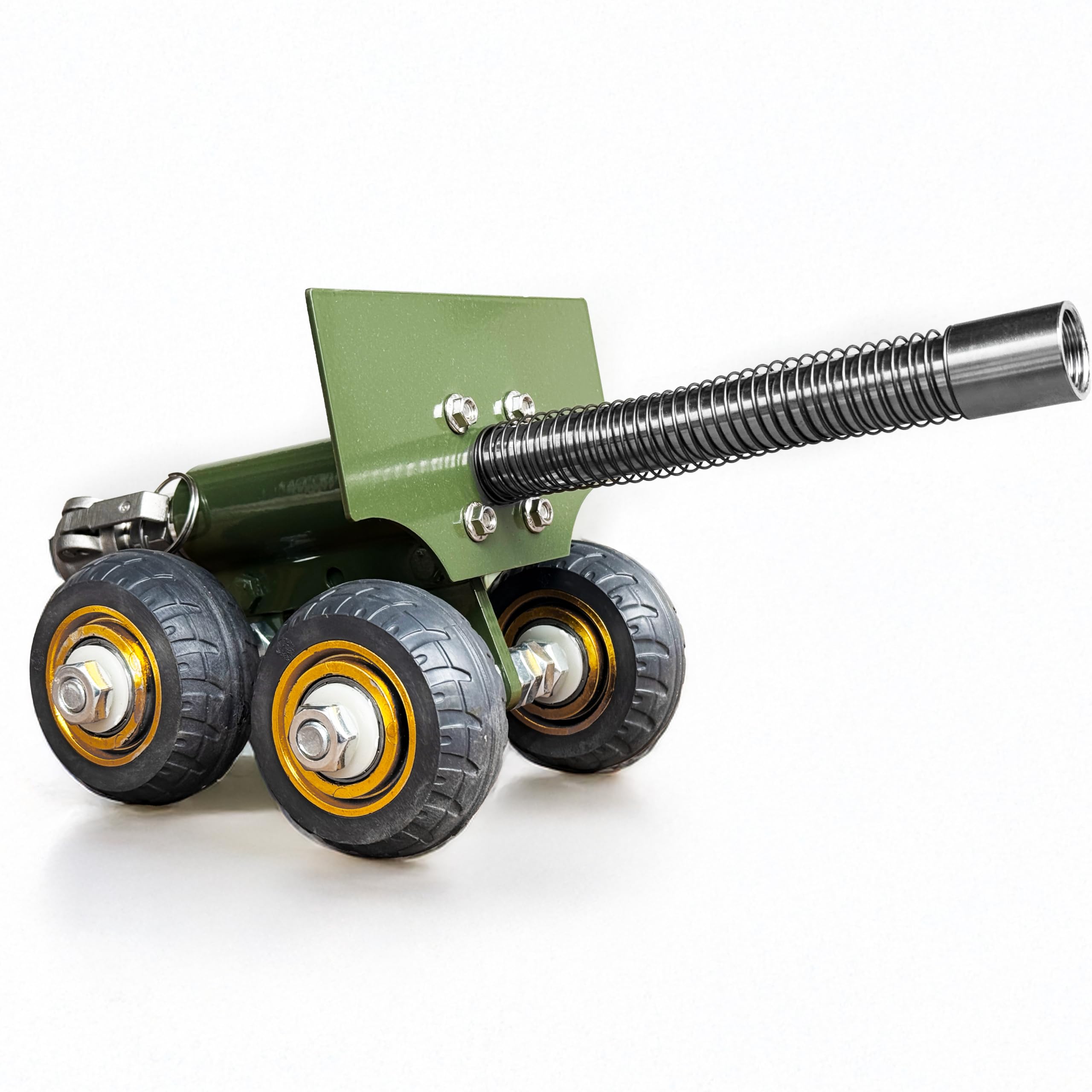 TIETHEKNOT Stainless Steel Mini Cannon Model with Recoil Mechanism ...