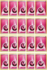 Amazon.com: 20 Basic Fairy Energy (Pink) Pokemon Cards (XY Series ...