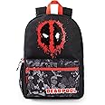 Amazon.com | Marvel Deadpool Boys Backpack Black & Red Rucksack with ...