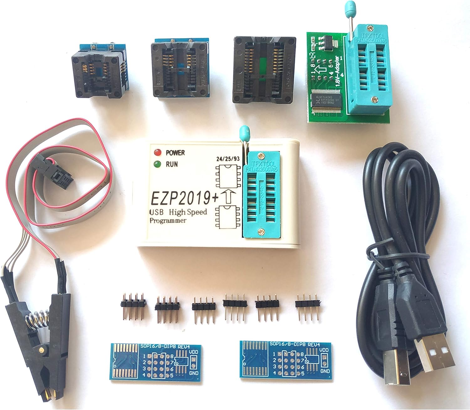 EZP2019+ High Speed USB SPI Programmer Support 24 25 93: Amazon.de: Elektronik