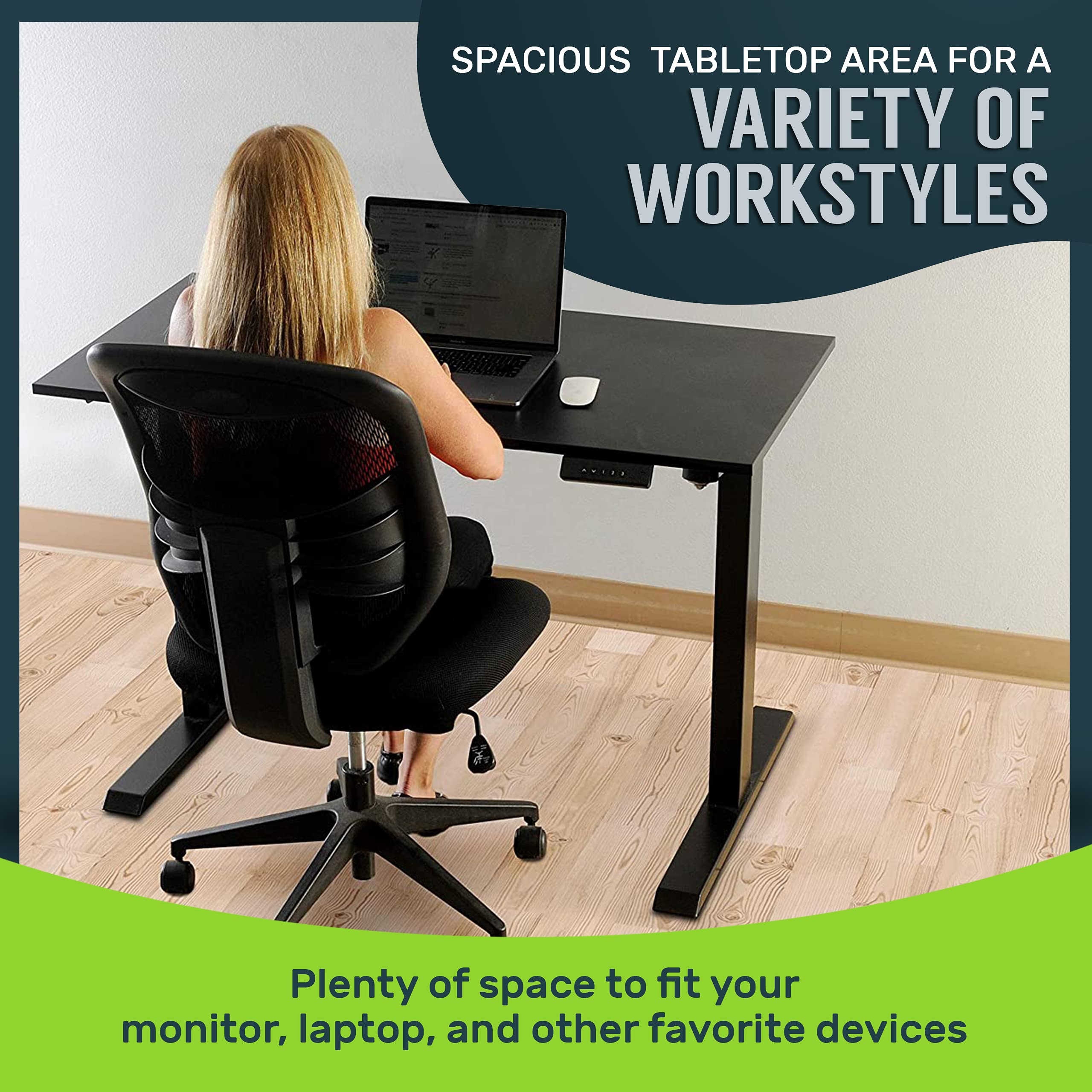 Mua TechOrbits 47 Inch Electric Standing Desk Frame with Tabletop ...