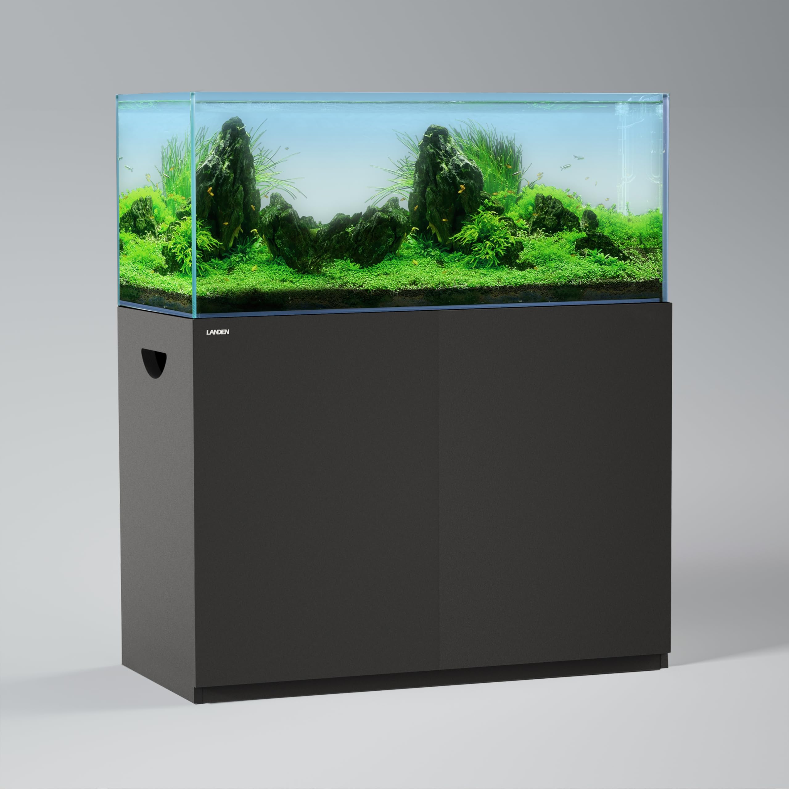 LANDEN Aquarium Stand and Cabinet, for up to 72.2Gal Tank,Nano Foam ...
