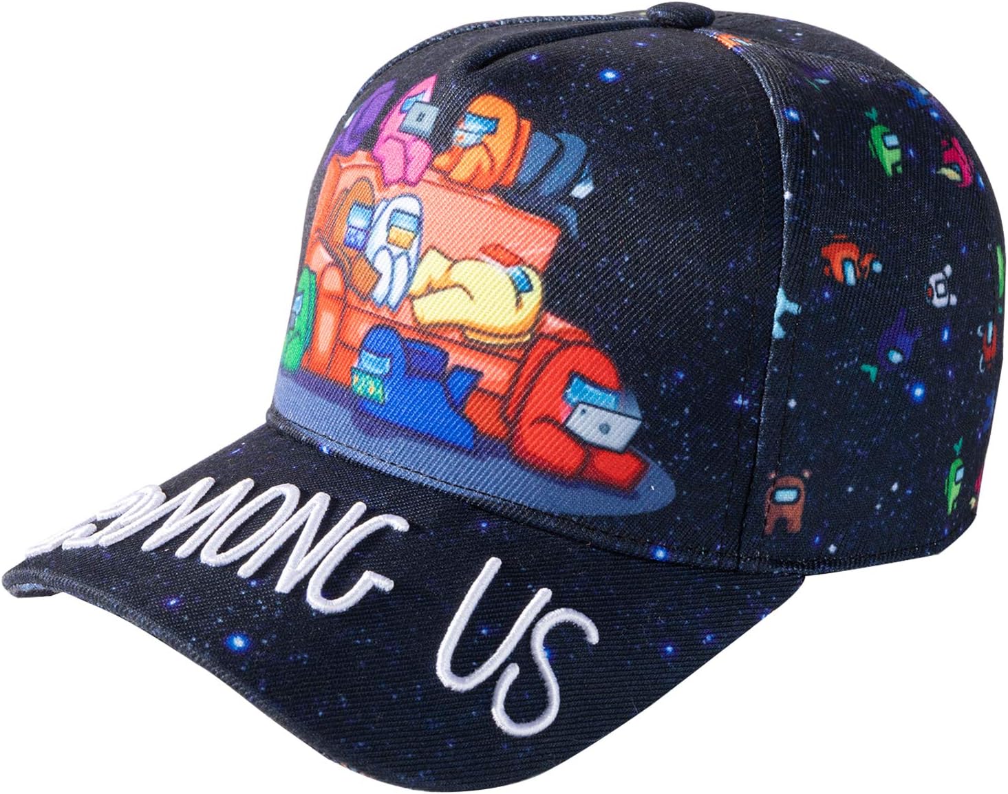 Among Us Kids Baseball Cap, Adjustable Outdoor Sports Hat, Black Unisex ...