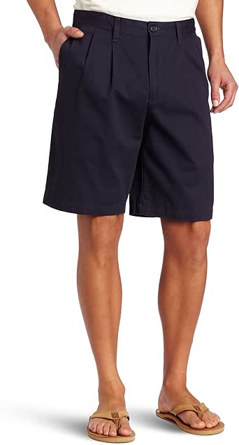 Dockers Men's Perfect Short D3 Classic-Fit Pleated Short - 29W - Marine ...