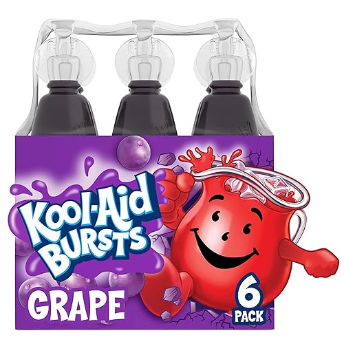 Kool-Aid Bursts Grape Ready-To-Drink Soft Drink, 6 ct - 6.75 fl oz ...