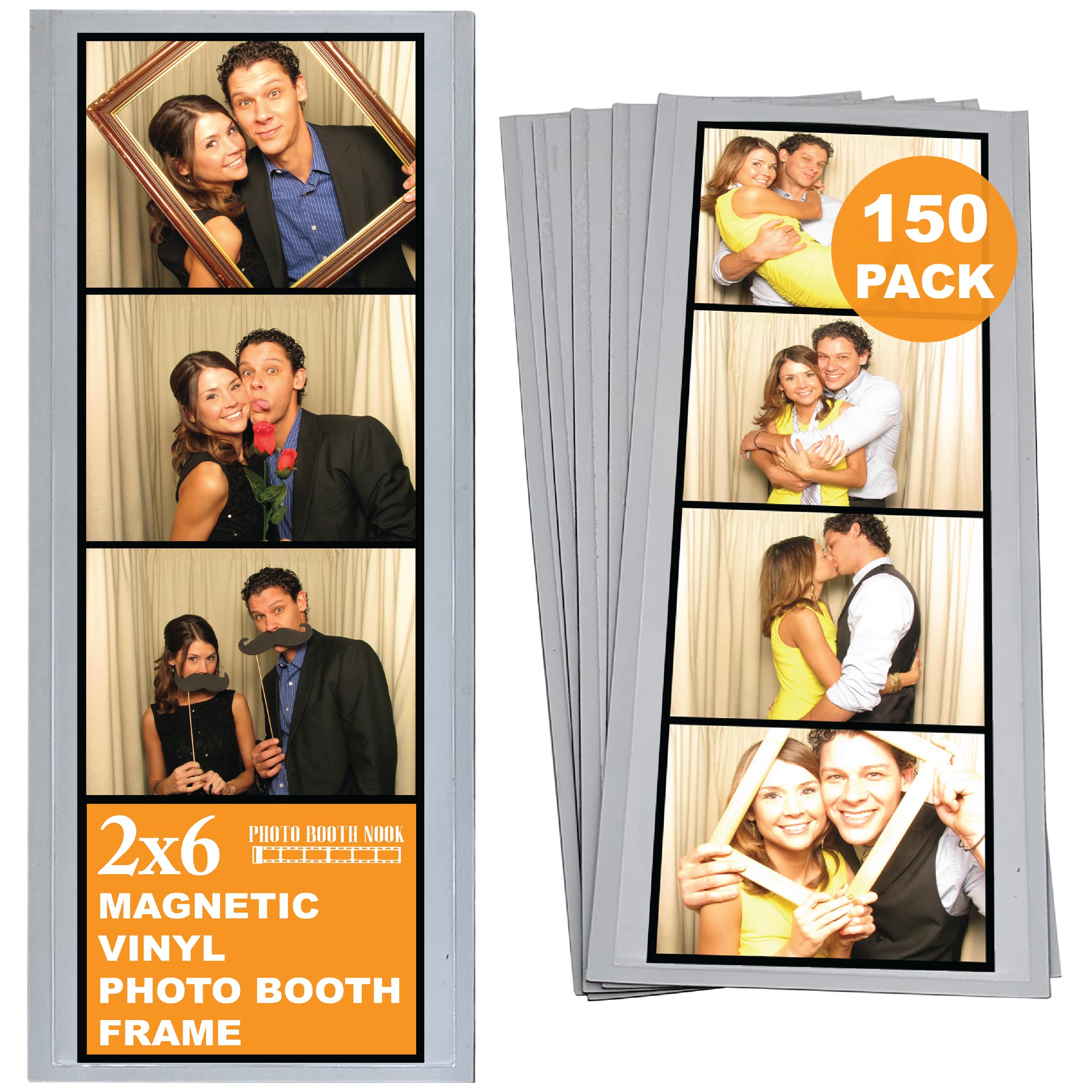 Photo Booth Nook | 2x6 Flexible Magnetic Photo Booth Picture Frames ...