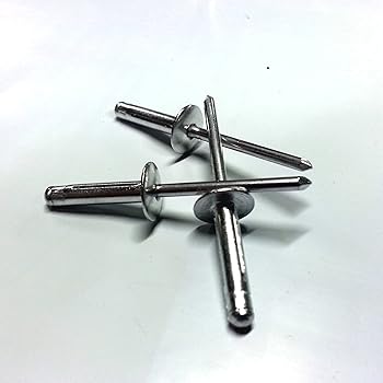 Amazon.com: Exploding Large Head Mill Rivets Pop Rivet 50ct Tri-fold ...