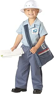 Amazon.com: Toddler Mr. Postman Costume Large (4-6) : Clothing, Shoes ...