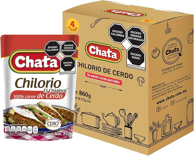 Chilorio De Cerdo Chata Delicioso Sabor Sin Conservadores Listo Para ...