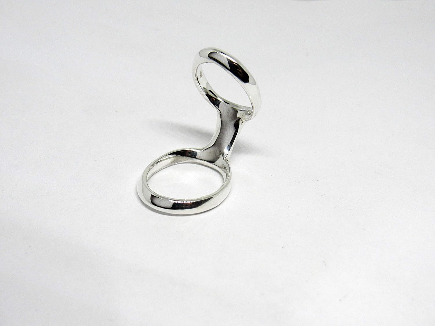 Amazon.com: Silver Boutonniere Splint Ring: Handmade
