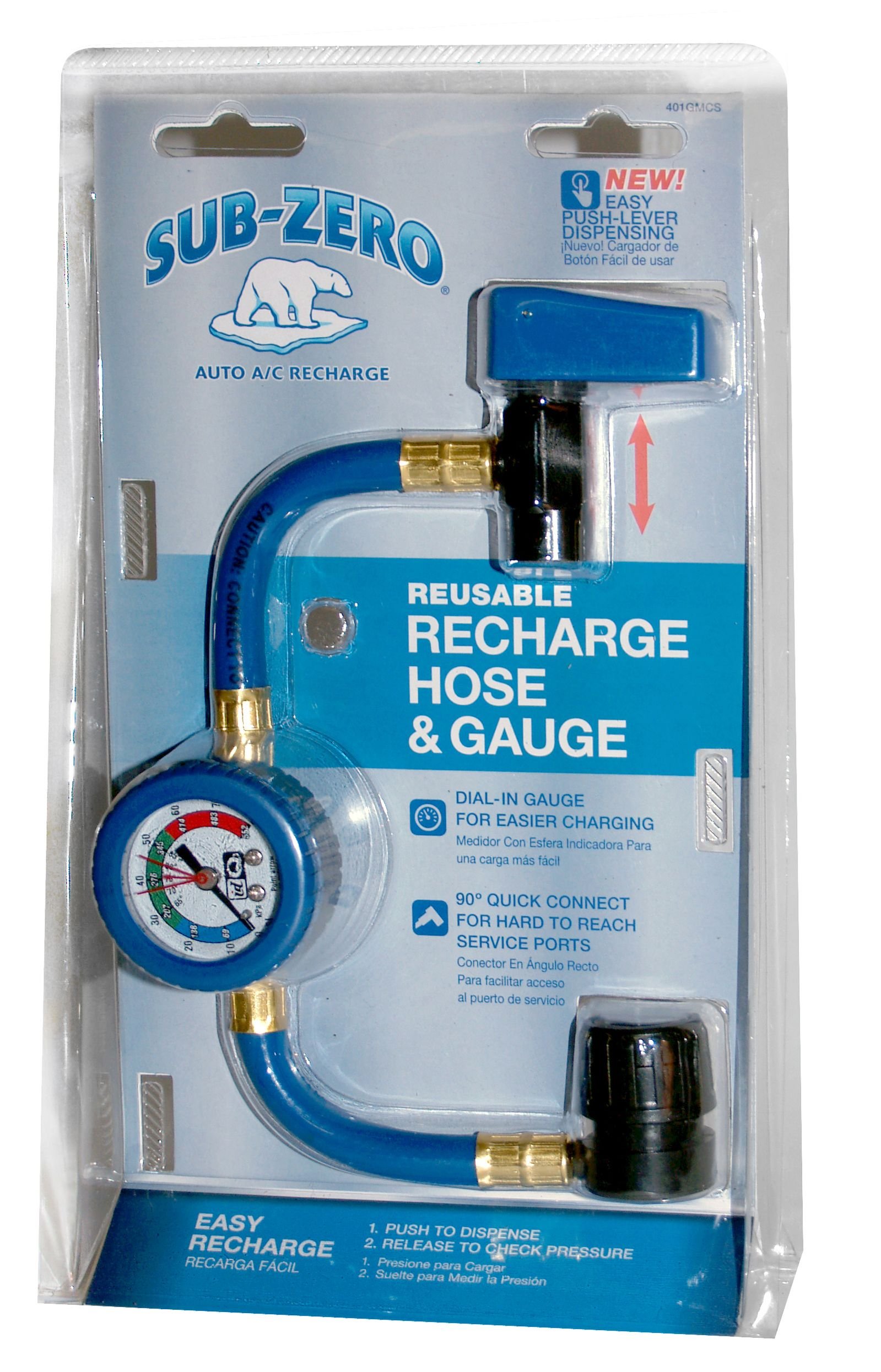 Buy Sub-Zero Car Air Conditioner R134A Refrigerant Gauge and Hose ...