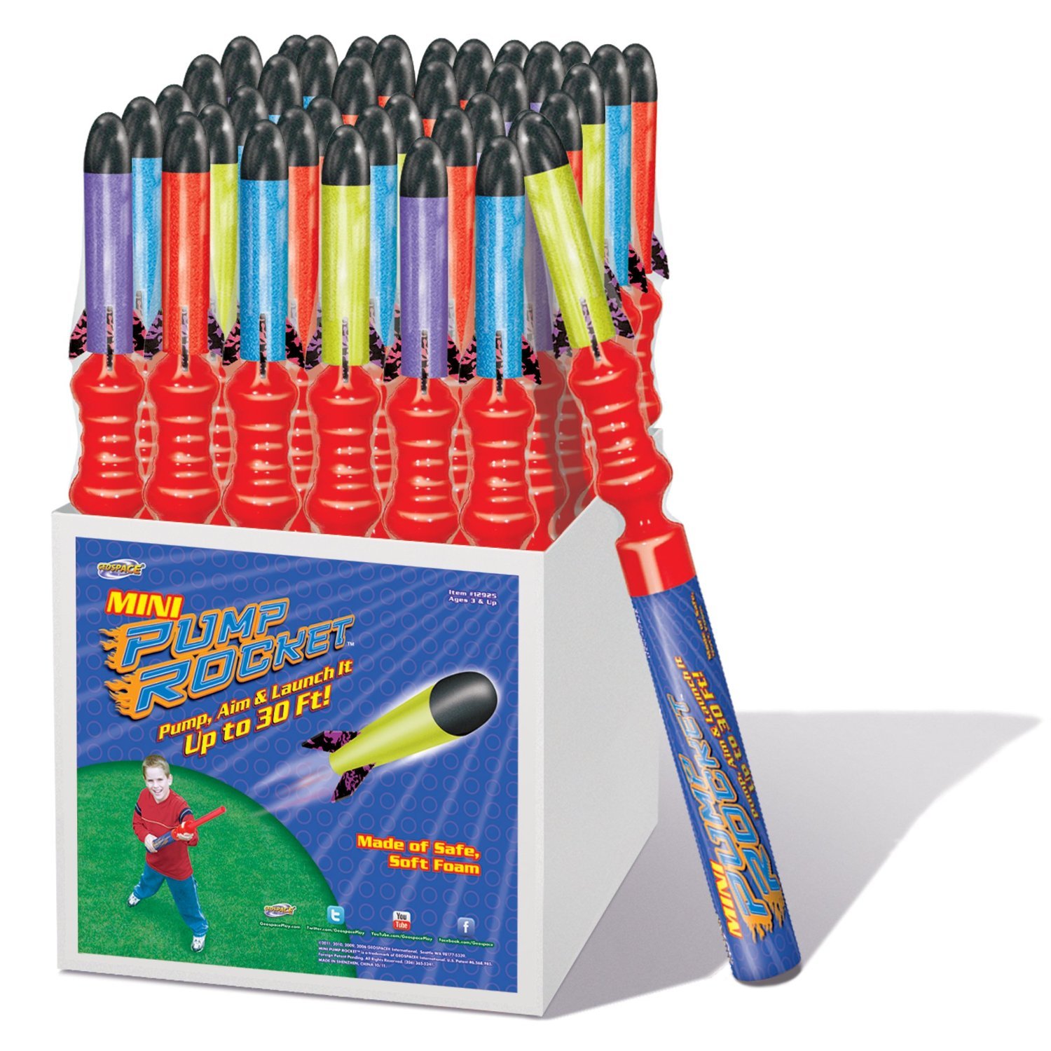 Mua Geospace Pump Rocket 19" Long Mini Set - Launcher & Foam Flying ...