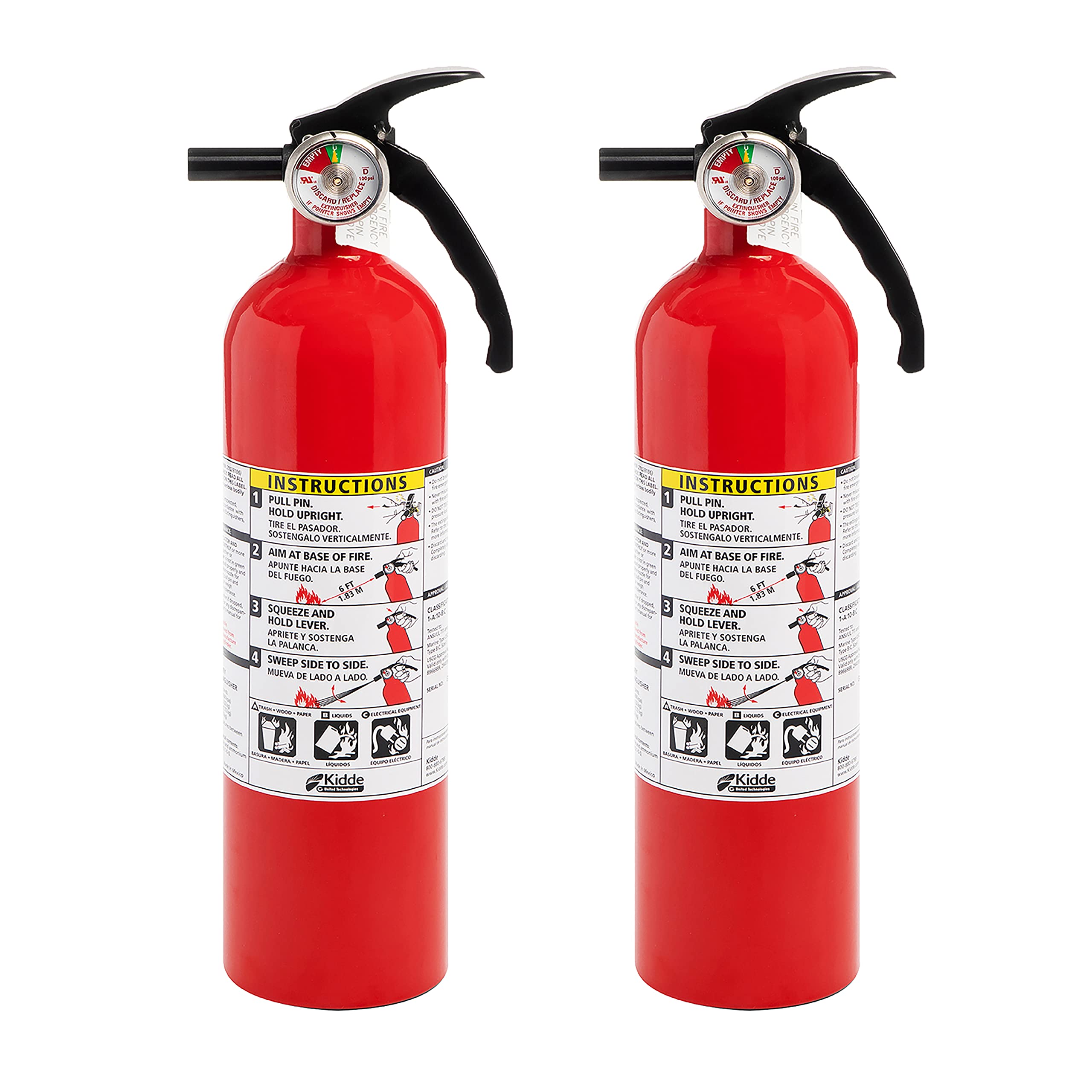 Kidde Multi Purpose Fire Extinguisher for Home, Office, Dorm ...