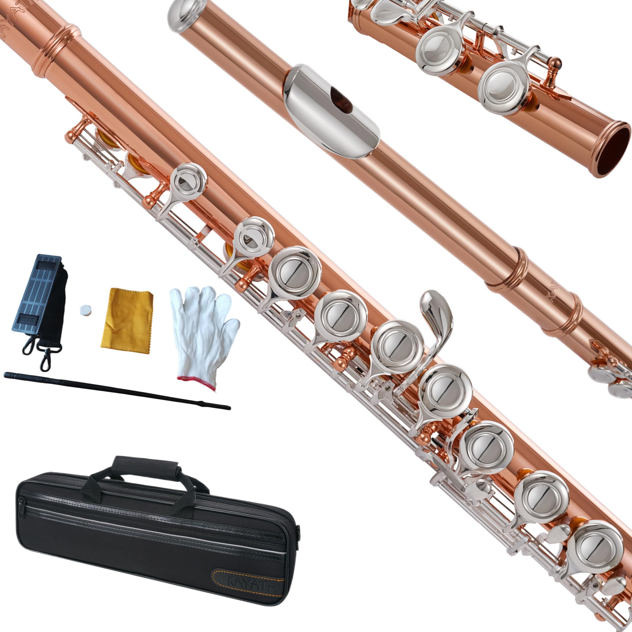Mua KAYATA C Flute, Closed Hole 16 Keys, For Students, Beginners and ...