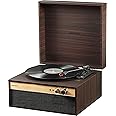Amazon.com: Crosley CR6236AFT-WA Jasper 3-Speed Bluetooth in/Out Vinyl ...