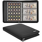 Amazon.com: Jucoan 310 Pockets Coin Currency Collection Book Holder for ...
