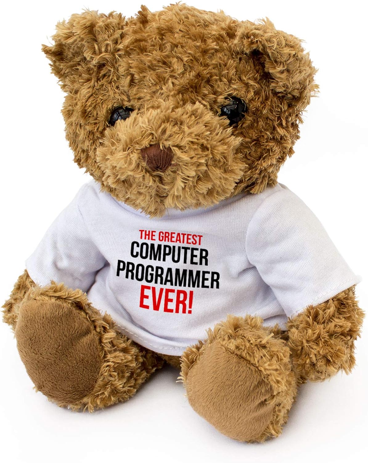 GREATEST COMPUTER PROGRAMMER EVER - Teddy Bear - Cute Soft Cuddly ...